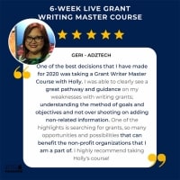 Online Grant Writing Courses with Holly Rustick